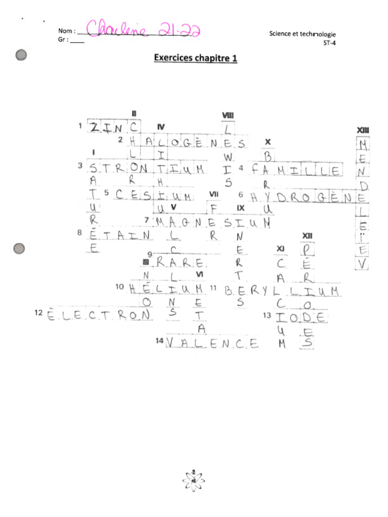 Corrige Ex Chap 1 New | PDF