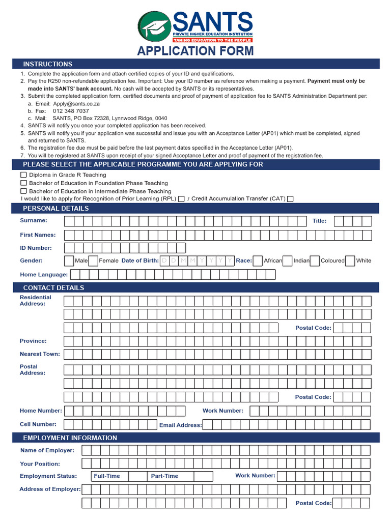 SANTS Application Process Guide | PDF | United States Postal Service ...
