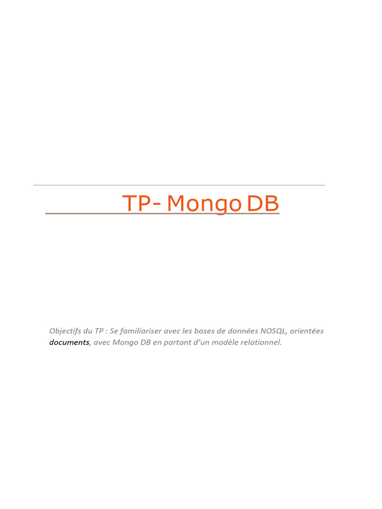 TP-MONGO-DB-2 | PDF