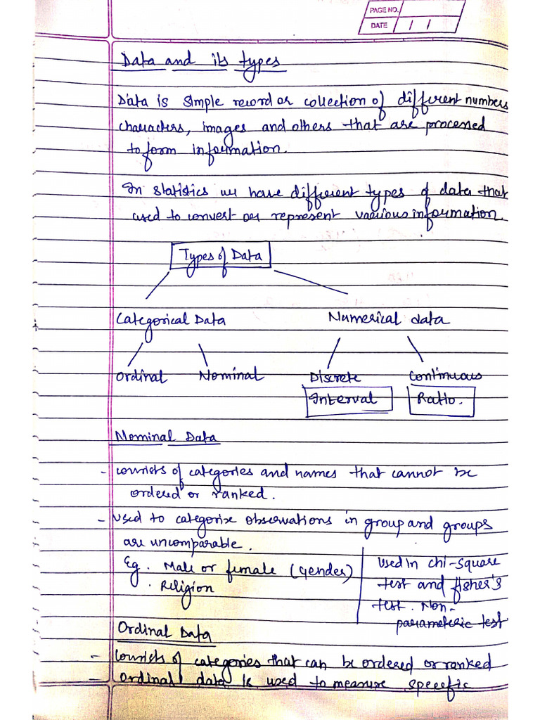 Data and Its Types | PDF