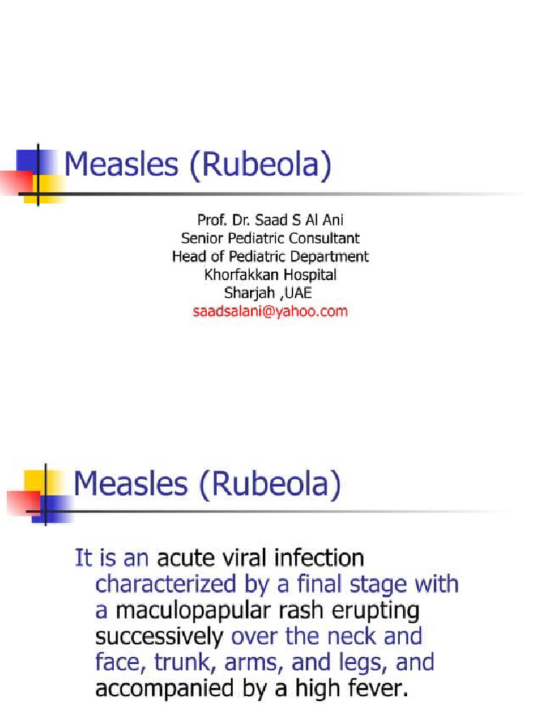 Measles | PDF