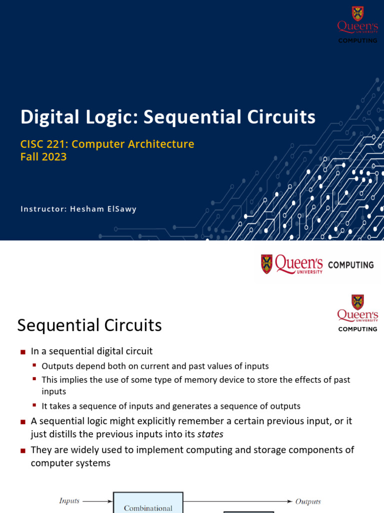 L19 DigitalLogic SequentialLogic | PDF