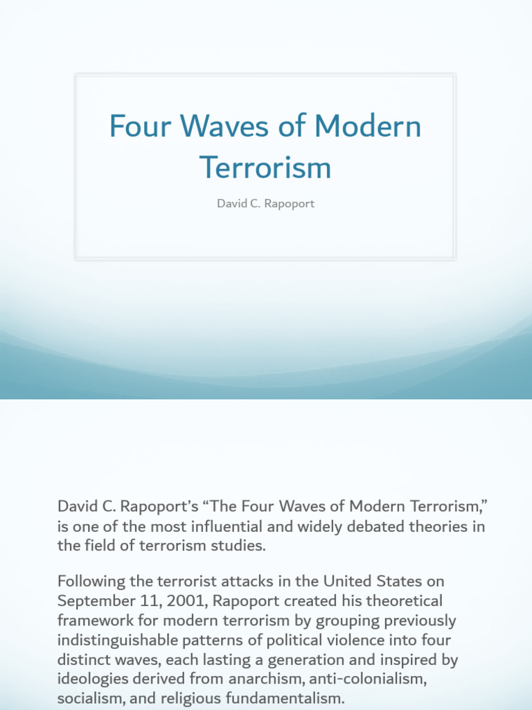 Four Waves of Modern Terrorism | PDF