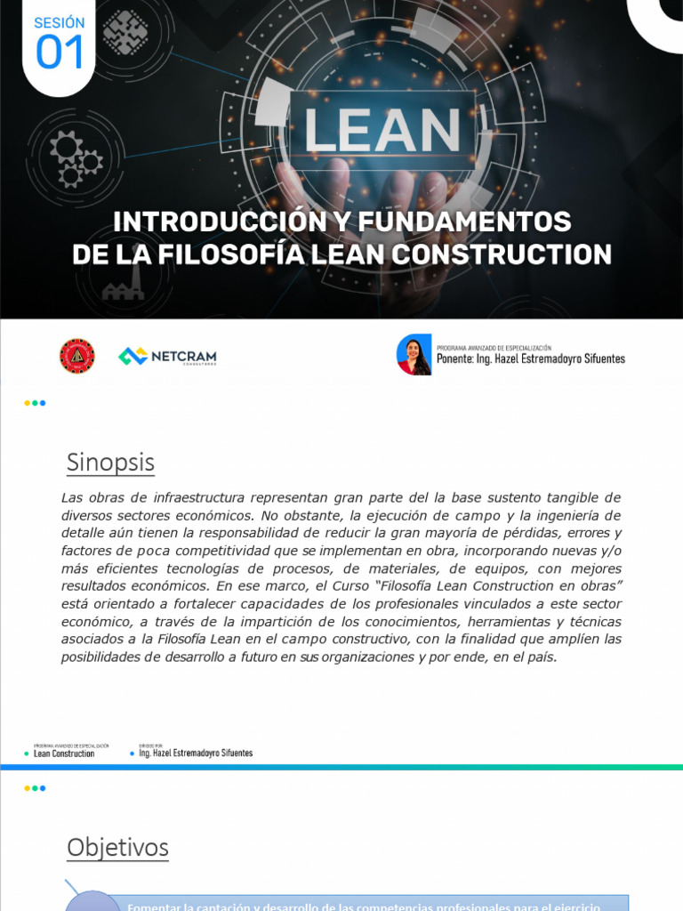 Lean Construction - Sesión 01 | PDF