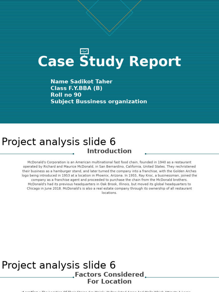 Case Study Report | PDF