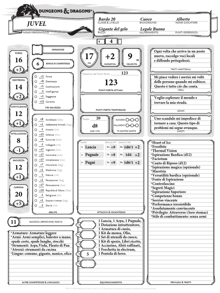 Juvel Scheda | PDF