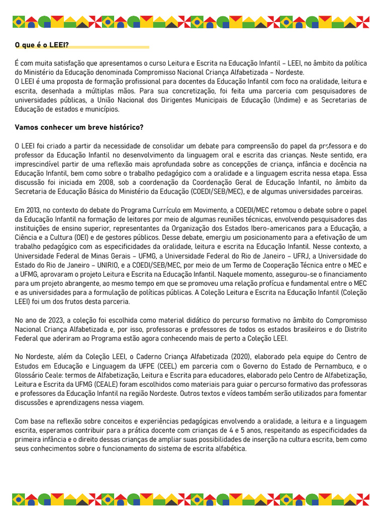 O Que É o LEEI | PDF