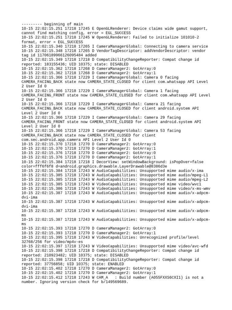 Logcat 1729011735188 | PDF | Computing | System Software