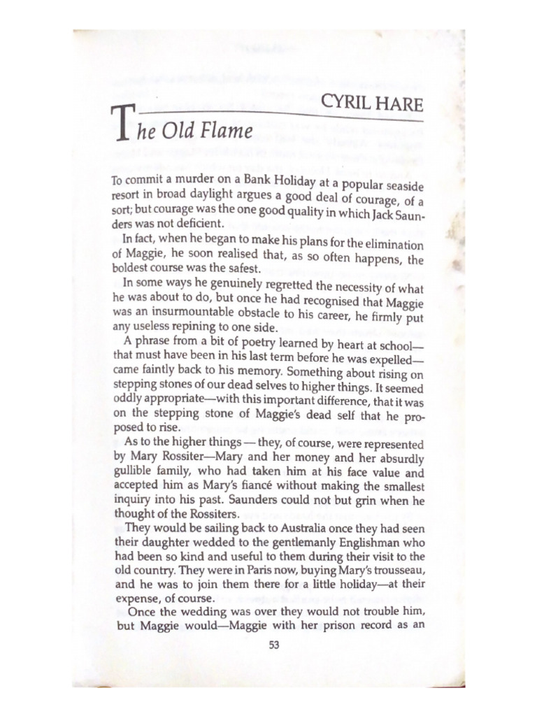 The Old Flame | PDF