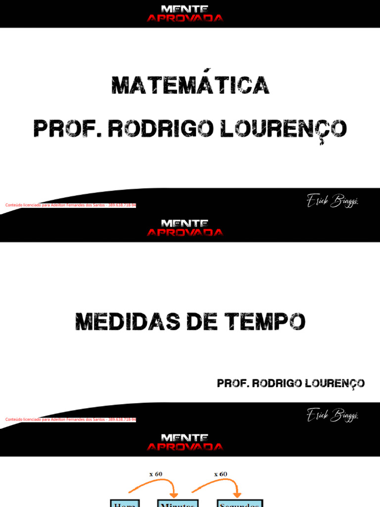 Aula2 Medidasdetempo | PDF