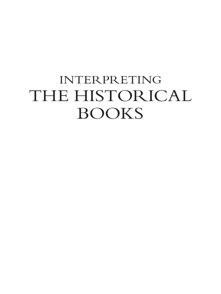 Historical Books Other Material | PDF