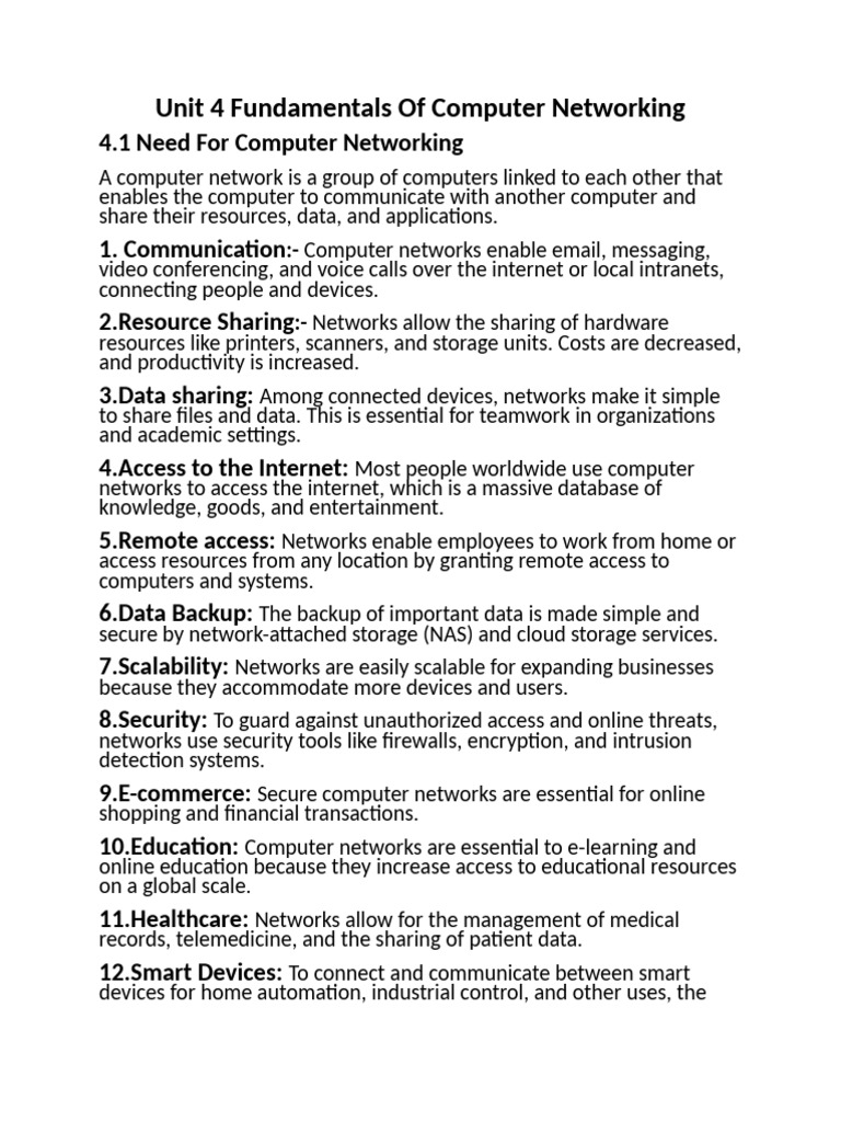 Fundamentals of Computer Networking (Chapter 4) | PDF