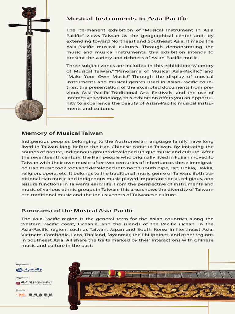 Musical Instruments in Asia Pacific | PDF | Taiwan | Social Science