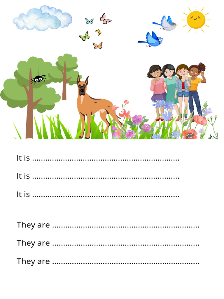 ESL Basic Describe The Picture There Is There Are | PDF