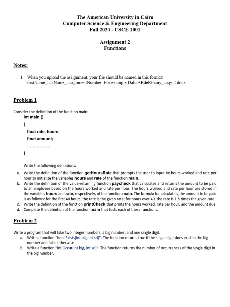 Assignment 2-1 | PDF