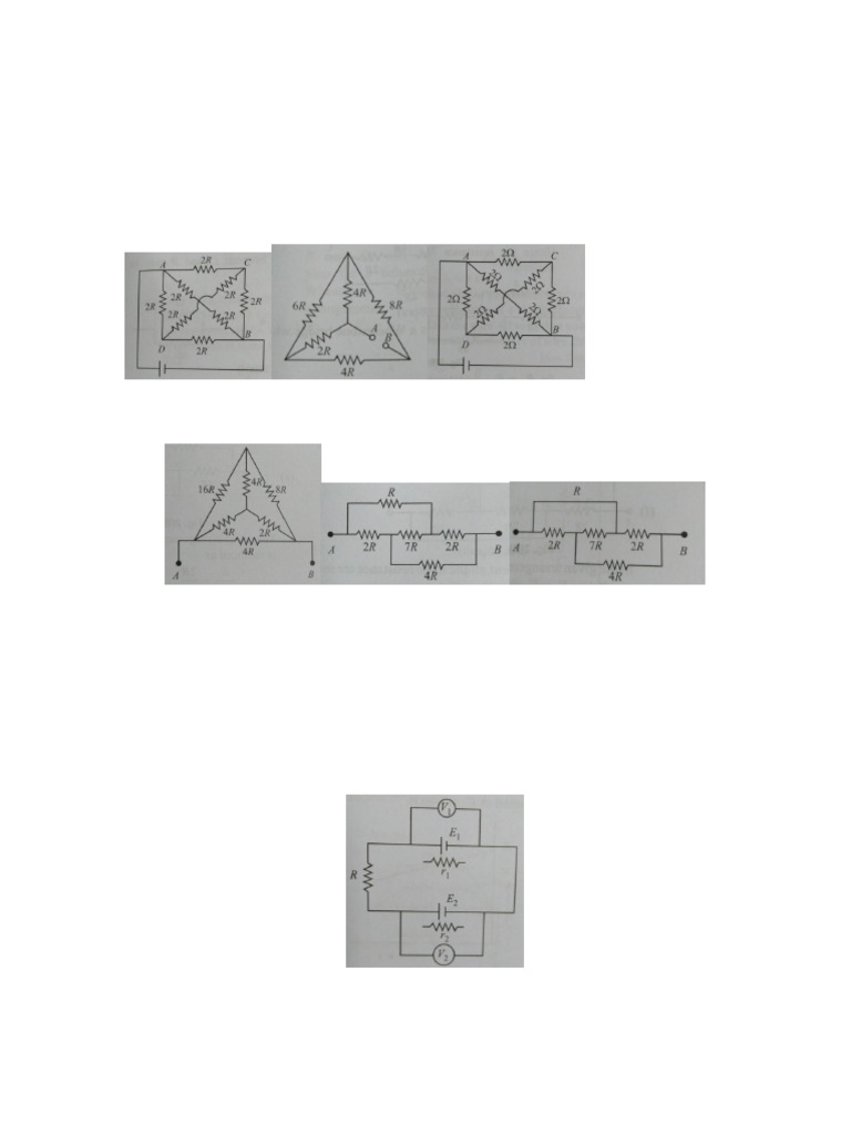 Worksheet Class Xii Physics Chapter 3 Current Electricity Module - 3 ...