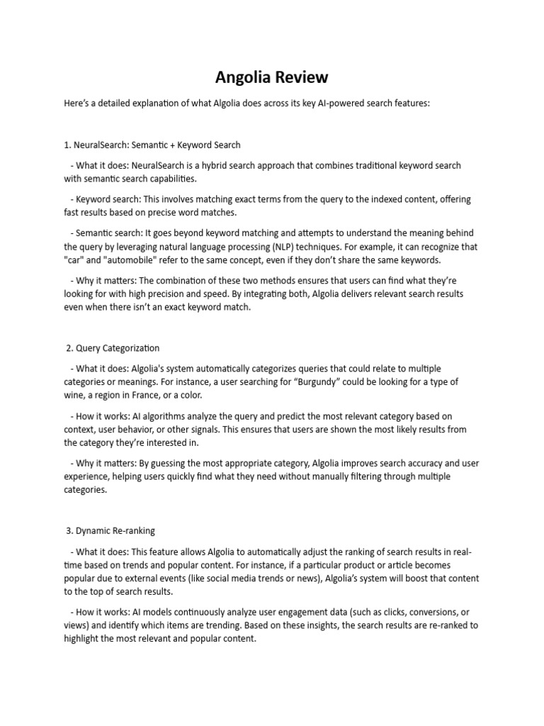 Angolia Review | PDF