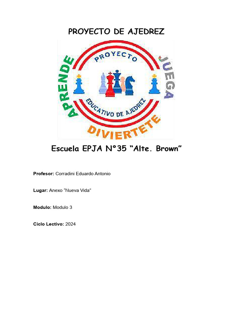 Proyecto de Ajedrez | PDF