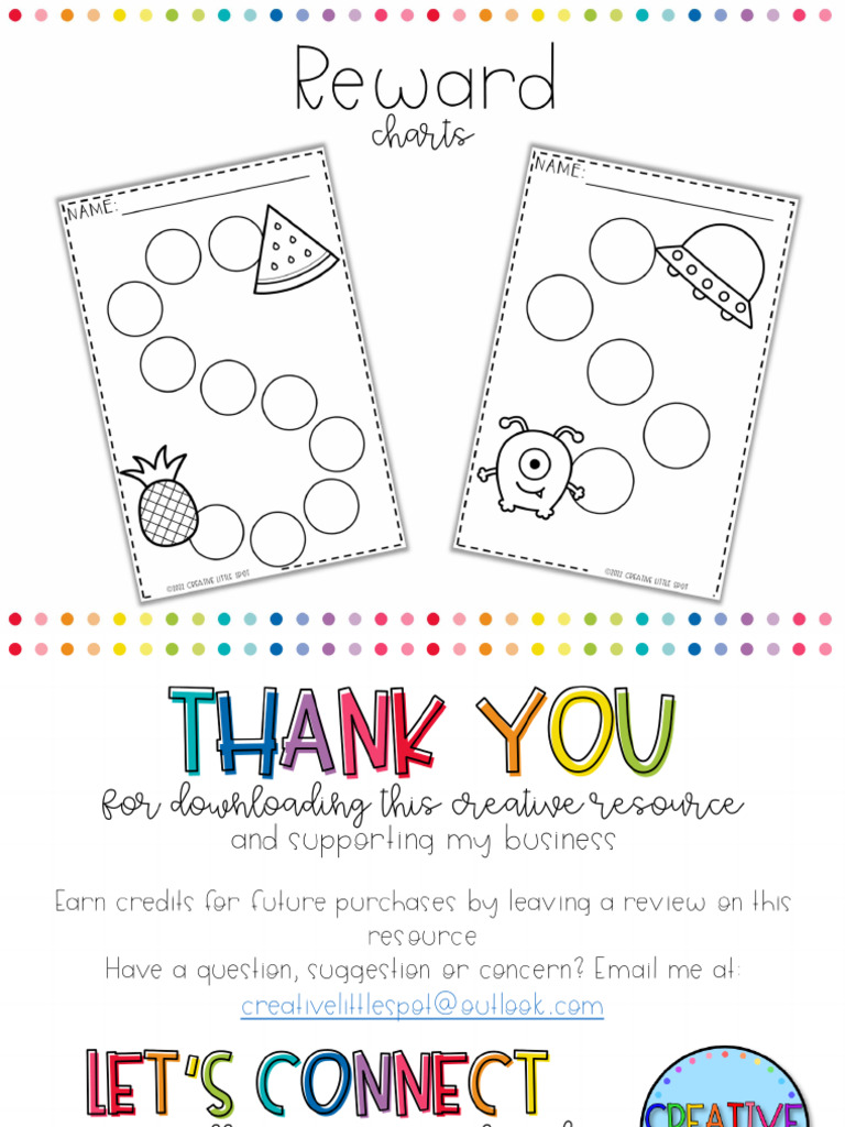 RewardChartsStickerSheet 1 | PDF