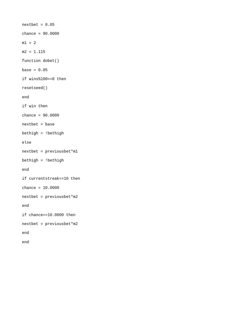 dicebot bitsler =1= | PDF