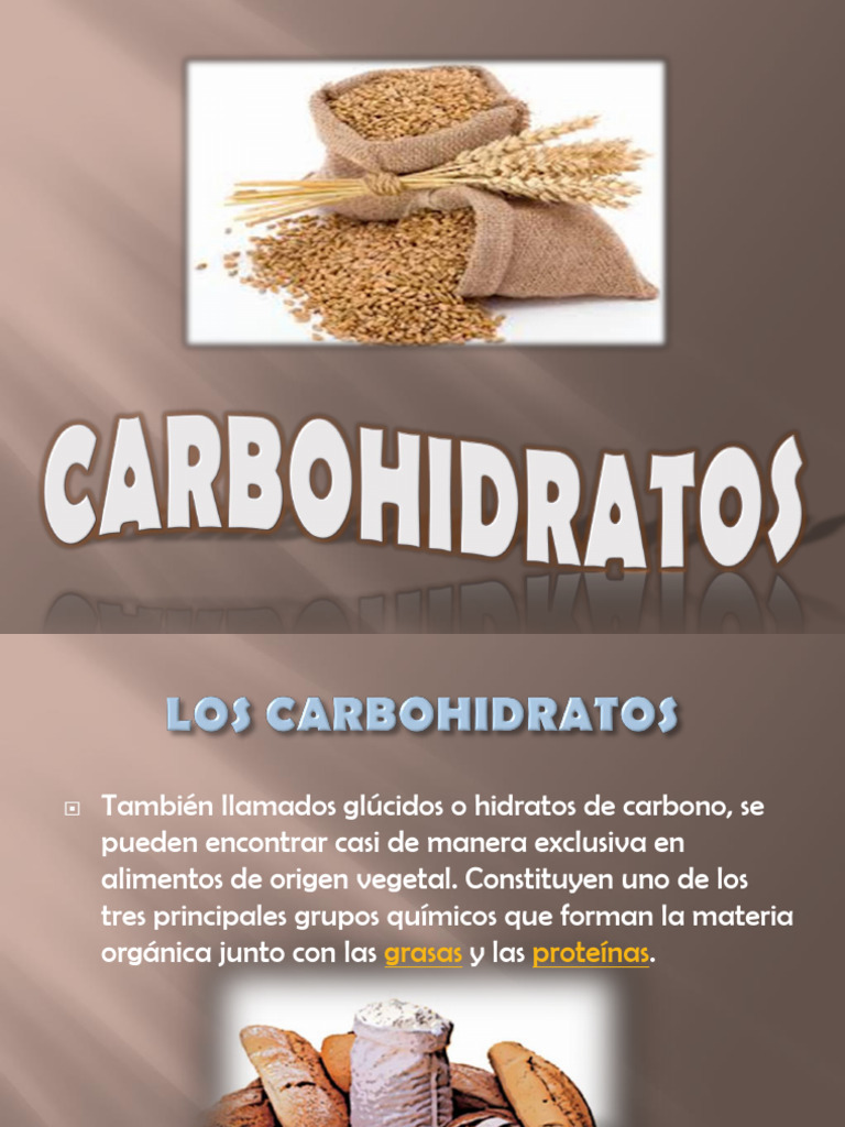 Carbohidratos | PDF