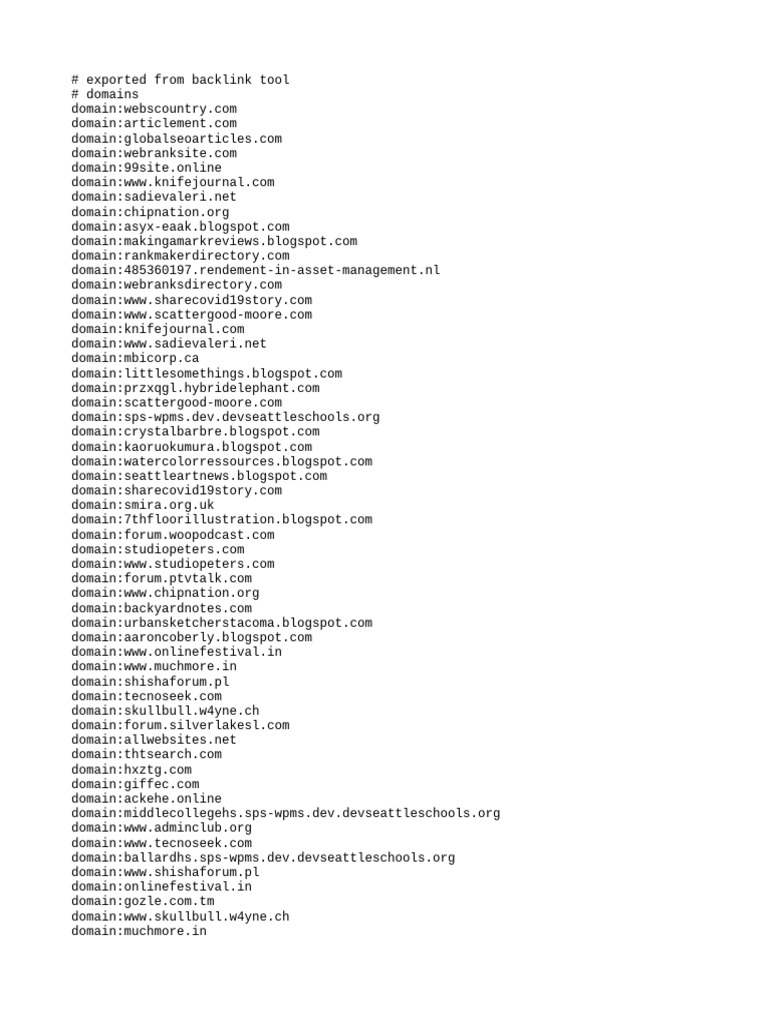 Disavow Gageacademy - Org 20240618 | PDF