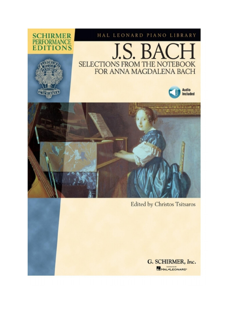Js Bach Selections From The Notebook For Anna Magdalena Bach | PDF