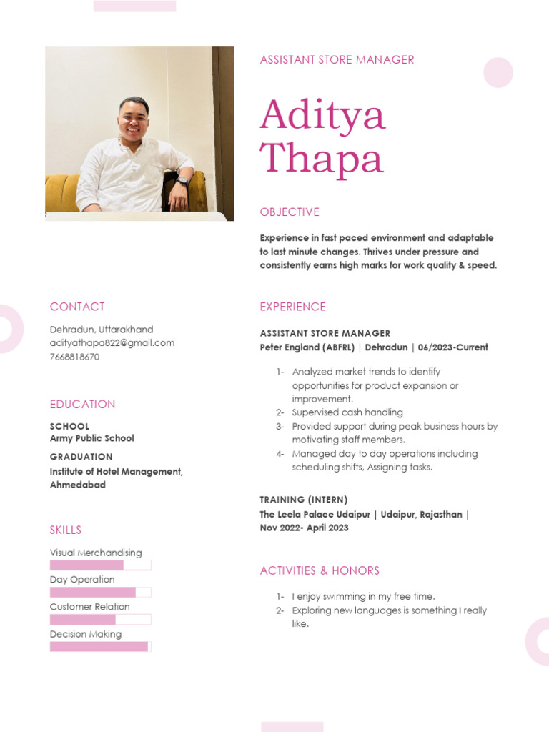 Aditya Resume | PDF