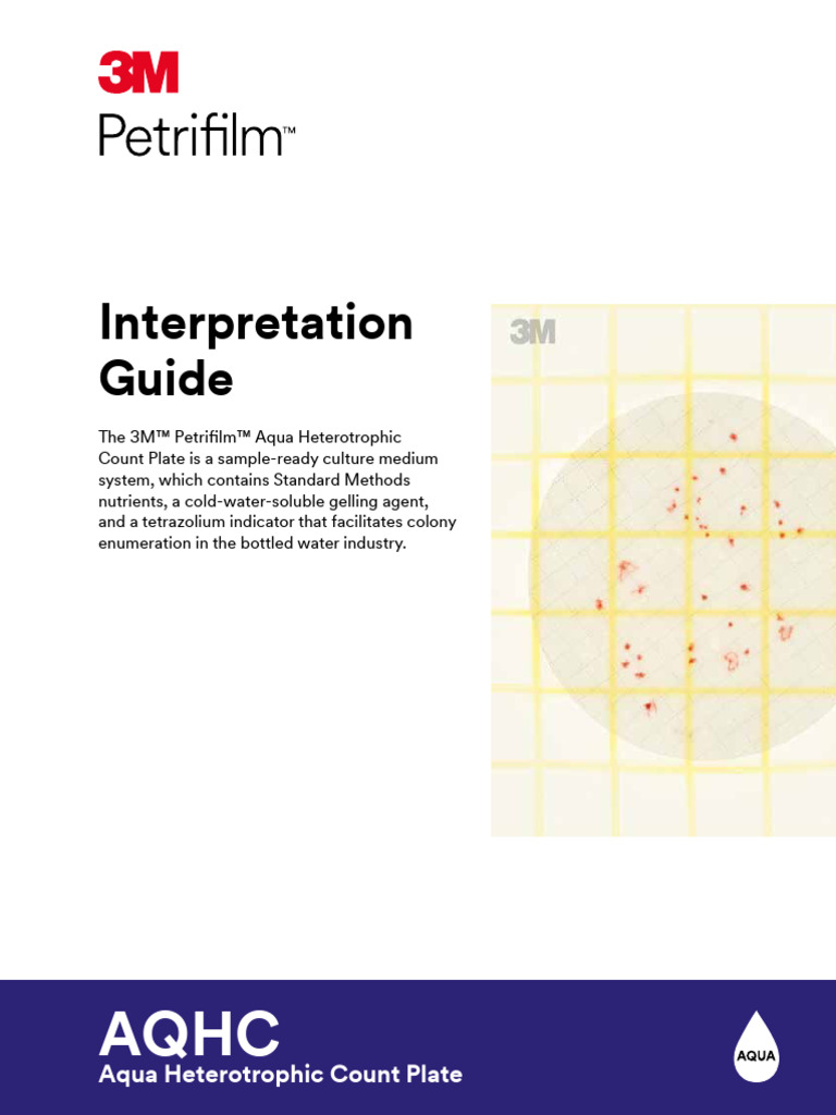 3M - Guia de Interpretação Aqhc - Bactérias Heterotróficas | PDF