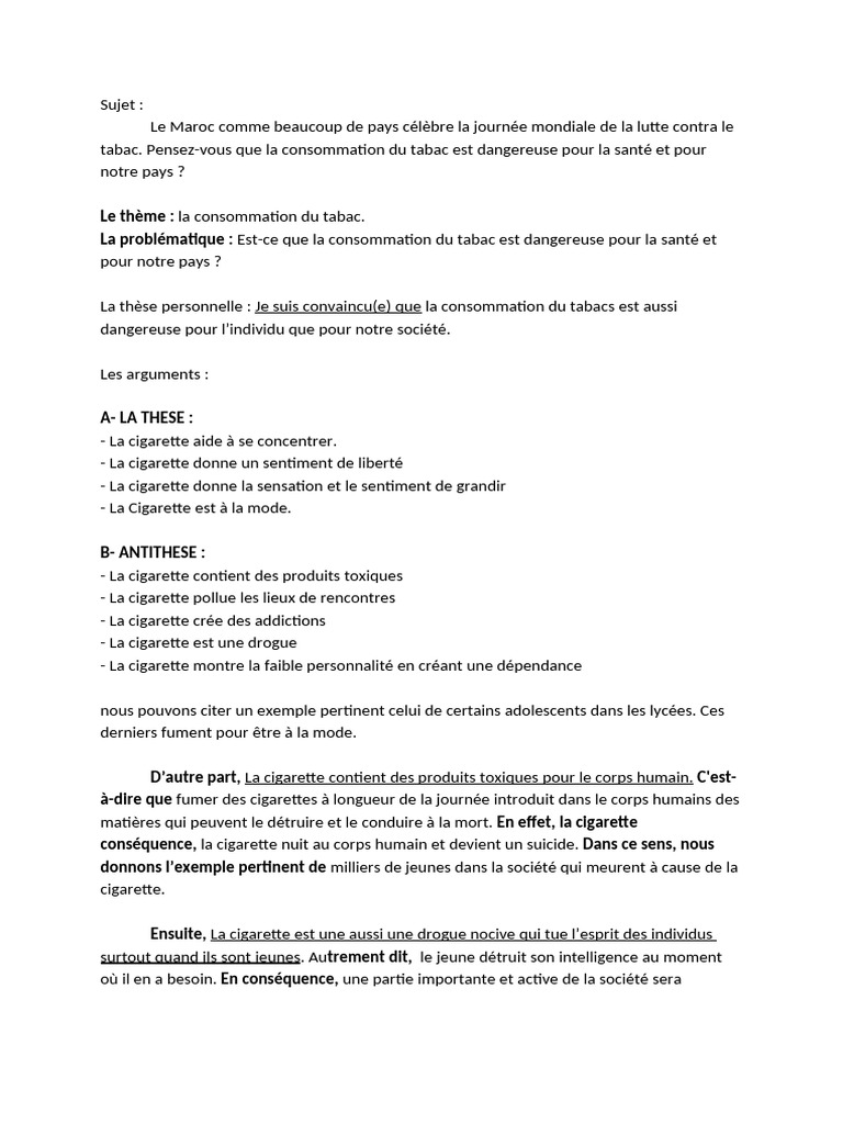 Tabac Pdf