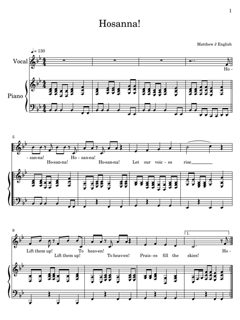 Hosanna | PDF