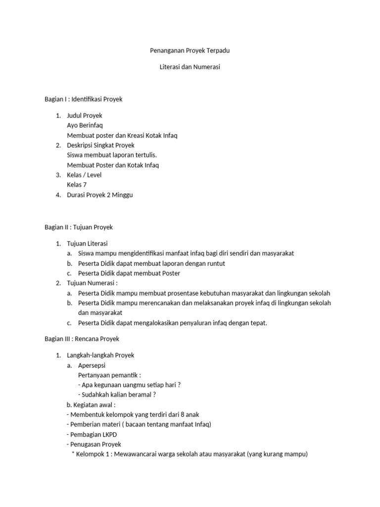 Penanganan Proyek Terpadu | PDF