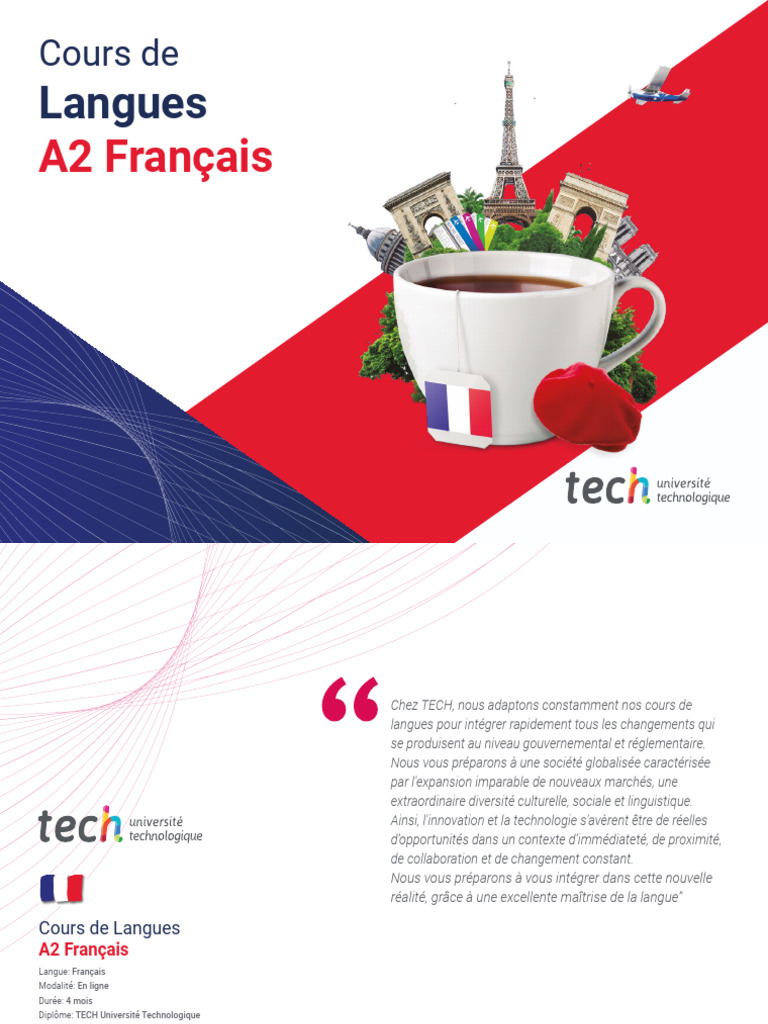 Cours Langues A2 Francais | PDF