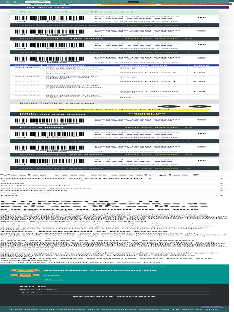 Cote & Sport, Programme Cote & Sport MDJS | PDF | Association Football ...