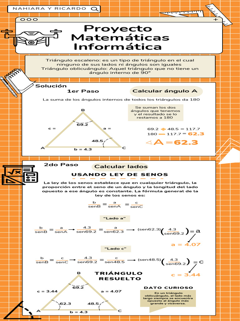 Proyecto triángulo, mate | PDF