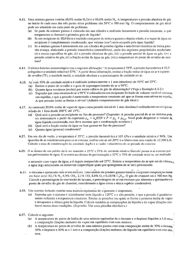 Lista Cap 6 | PDF