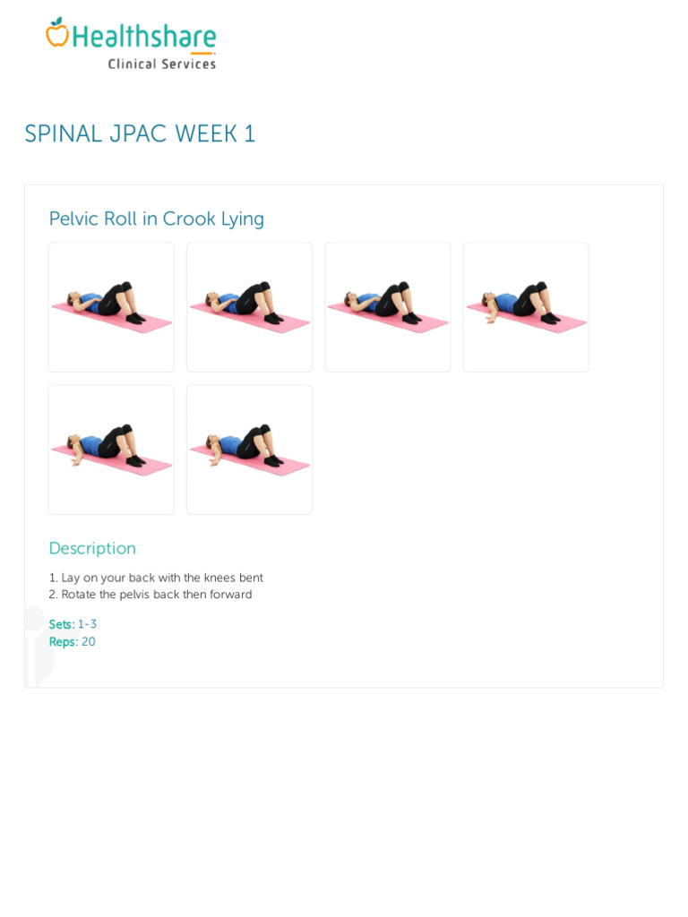 Spinal Jpac Week 1 1 1 | PDF