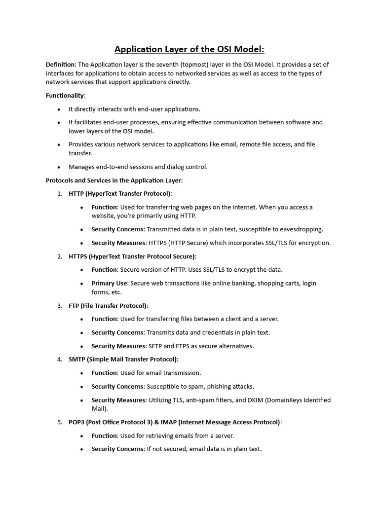 OSI Model | PDF