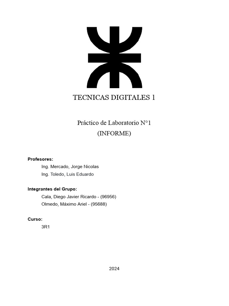 Lab. Tec. Dig. 1 (Corregido) | PDF