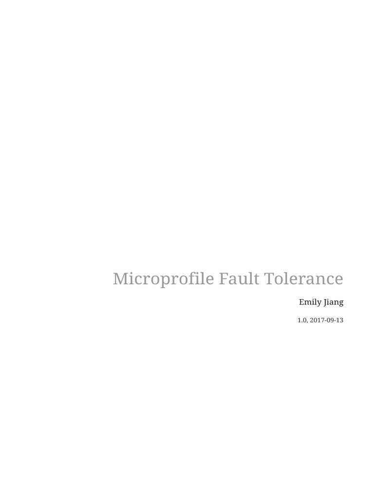 Microprofile Fault Tolerance Spec Pdf Method Computer Programming Parameter Computer