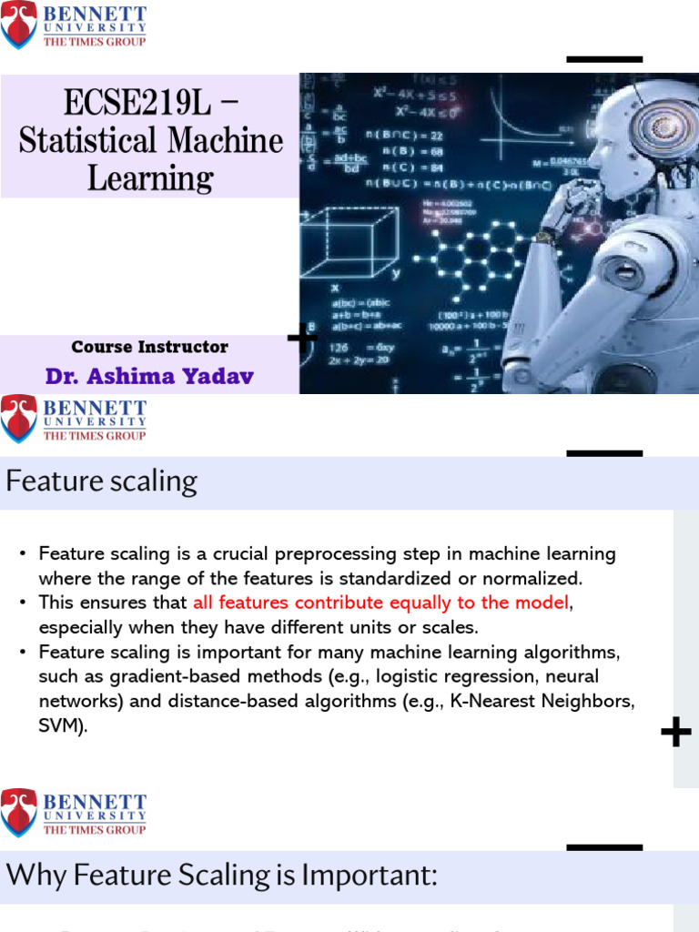 Machine Learning Feature Scaling | PDF | Normal Distribution | Computers