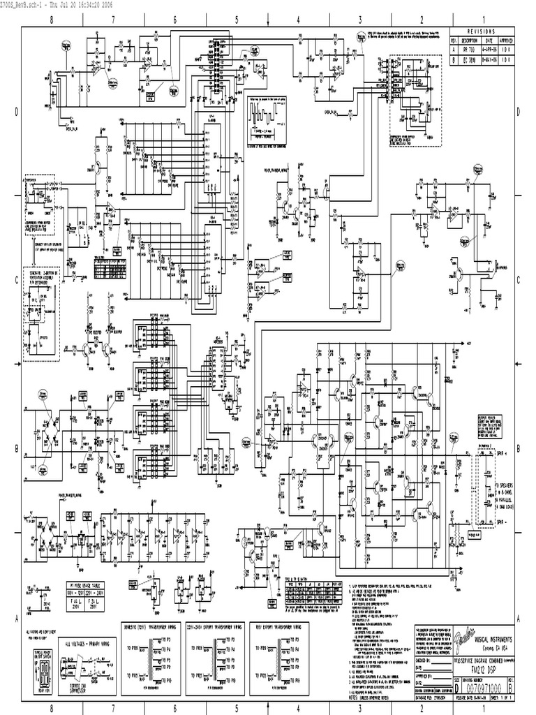 FM 212 DSP Schematic | PDF