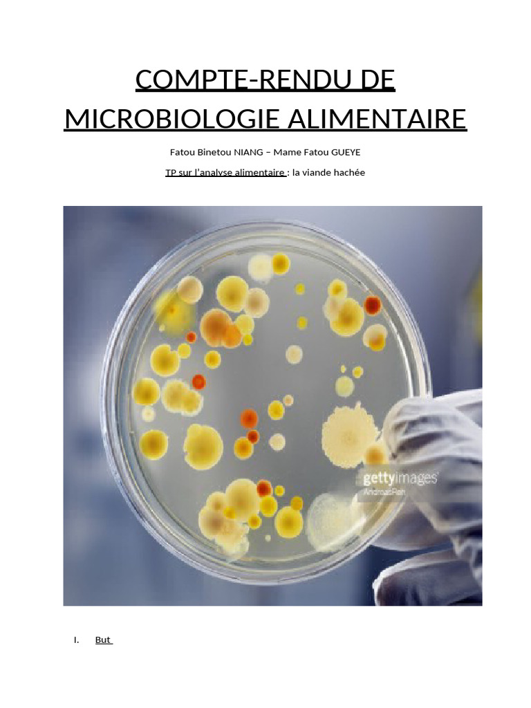TP Microbiologie | PDF