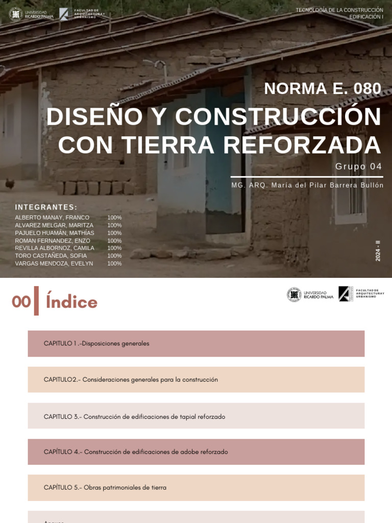 Resumen Norma 080 | PDF