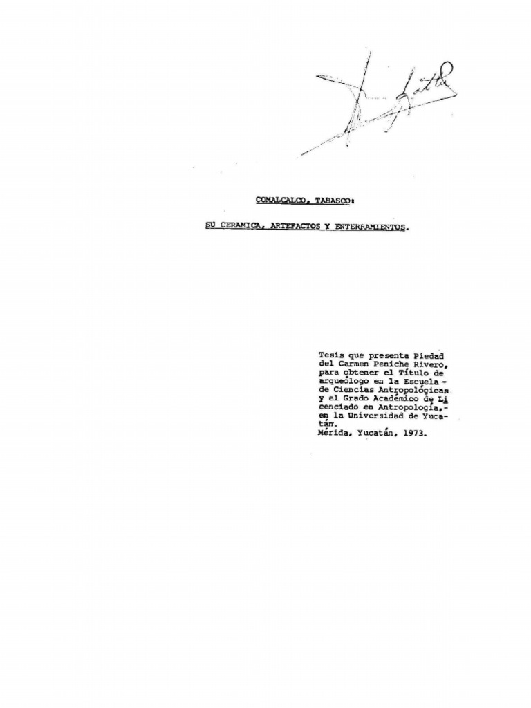 Comalcalco Tab. Su Ceramica, Artefactos y Enterramientos | PDF