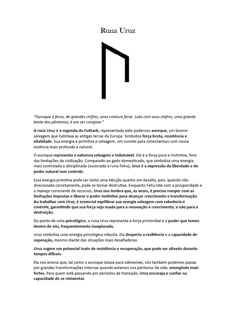 Uruz | PDF