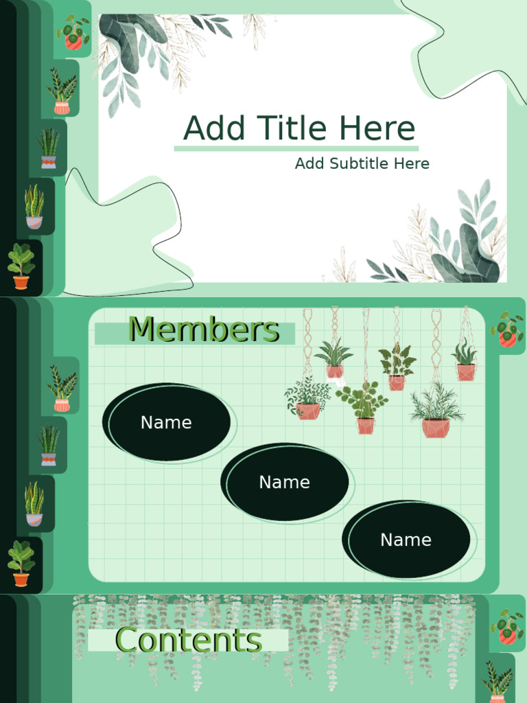 Aesthetic Plant Theme | PDF