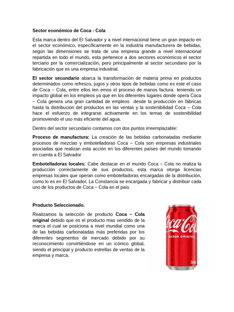Coca Cola 1 | PDF