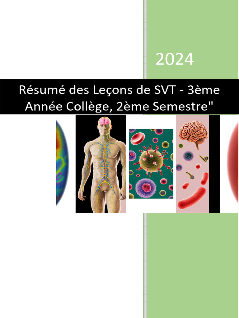 Résumé de Système Nerveux, Musculaire Et L'immunologie | PDF