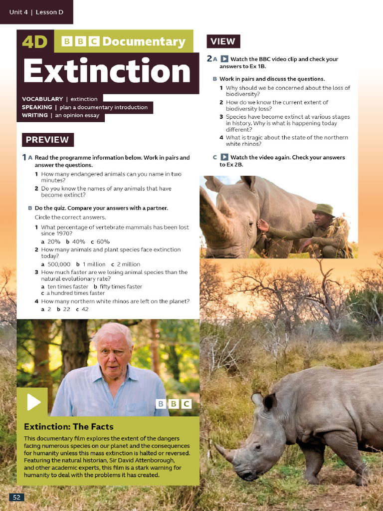 Documentary_ extinction | PDF